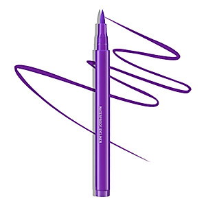 Boobeen Colorful Liquid Eyeliner, Matte Eye Makeup Liner Pen with Felt Tip, Highly pigmented and Long Lasting Eyeliner for Women