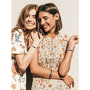 YANCHUN Pulsera Arus 7 Chakras Original,Healing Stone Bracelet Chakra Bracelets for Women 7 Chakra Bracelet with Real Stones Yoga Balance Energy Volcanic Stones Bracelet Jewelry Gifts