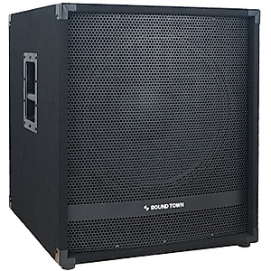 Sound Town Pair of 18” 2400 Watts Powered Subwoofers with Class-D Amplifier, 4-inch Voice Coil, 100 oz Magnet (METIS-18SDPW-PAIR)