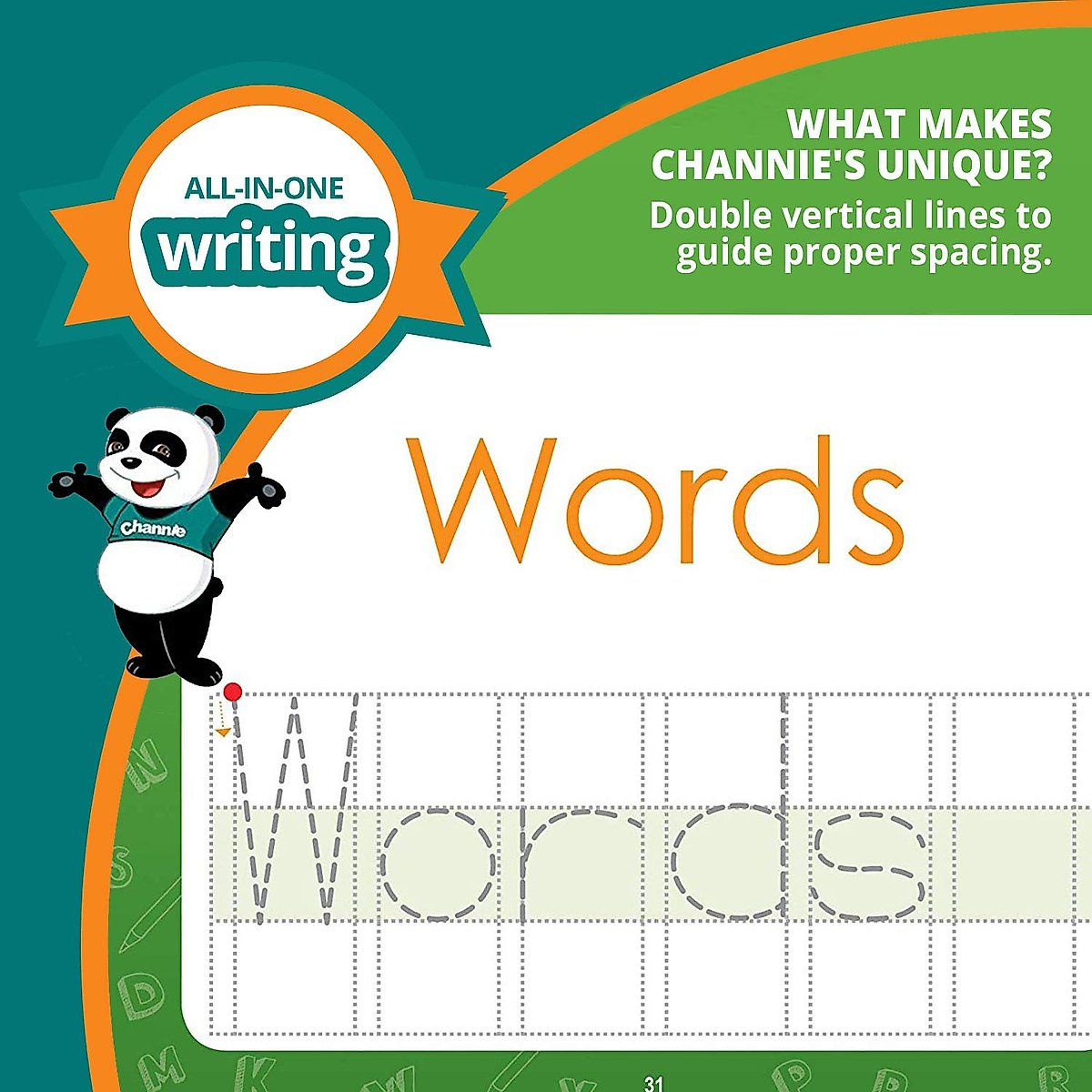 Channie’s Visual Dry Erase Flashcards for Pre-K Through First Grade Students’ to Learn to Trace, Practice &Write Their First 100 Sight Words, Ages 3+, 5.5” x 4.25