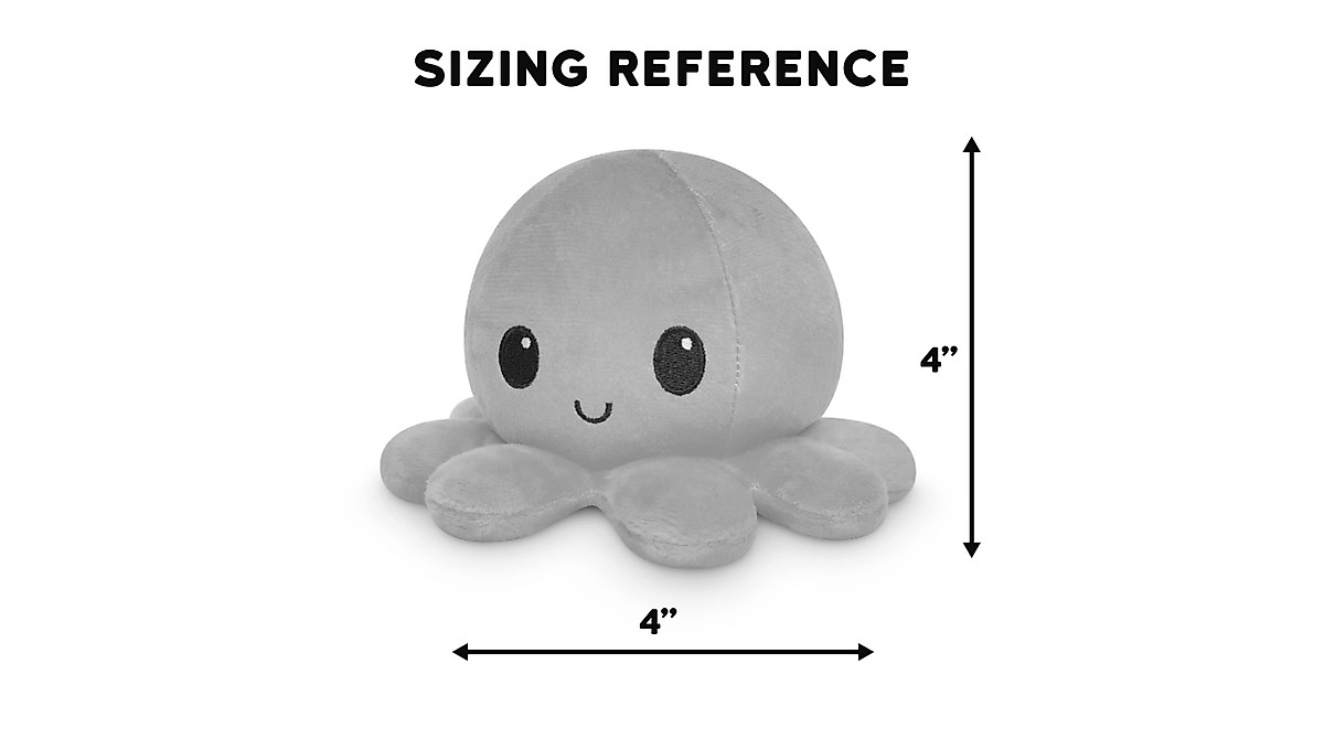 Reversible Octopus Plushie - Show Your Mood | TeeTurtle