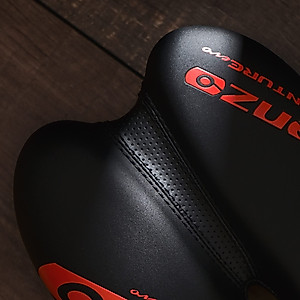 Venzo Comfortable Bike Bicycle Saddle Seat - for MTB, Road, Exercise, Trekking, Folding, Hybrid & Cruiser Bikes - XC Saddle Seat - Red