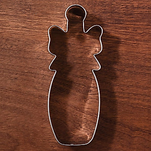 LILIAO Champagne with Ribbon Cookie Cutter for Wedding/Engagement - 1.9 x 5 inches - Stainless Steel