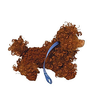 Manhattan Toy Pierre Waits Patiently Baby and Toddler Board Book + Poodle Stuffed Animal Dog Gift Set