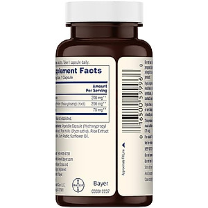 One-A-Day Brain Supplement – Brain Supplements for Memory and Focus Support, Concentration and Focus Support, Focus Supplement for Adults with L-theanine, Caffeine and Ginseng, 30 Capsules