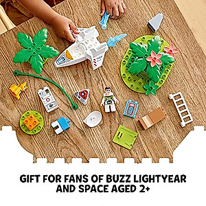 LEGO DUPLO Disney and Pixar Buzz Lightyear’s Planetary Mission 10962, Space Toys for Toddlers, Boys & Girls 2 Plus Years Old with Spaceship & Robot Figure