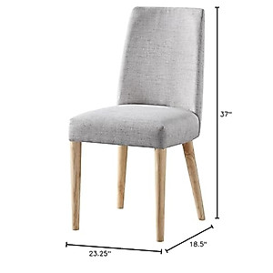 Solid Wood Arm Chair, Chair Living Room Accent Seating Gray Comfy Modern Home Furniture 18.50" L X 23.25" W X 37" H