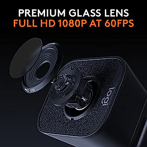 Logitech for Creators Litra Glow Plus StreamCam Bundle with Litra Glow Premium LED Streaming Light with TrueSoft, StreamCam Premium HD Webcam, Full HD 1080p 60 fps, Desktop Tripod Stand — Graphite