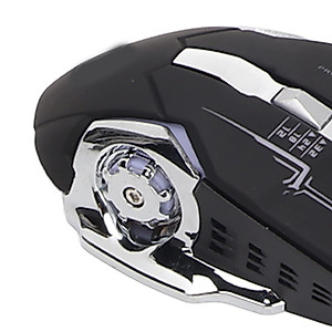 Gaming Keyboard Mouse Converter Gaming Keyboard Mouse Set RGB Gradient USB One Handed Keyboard Type C Wired Mouse Mobile Phone Holder(Mix SE automatic pressure gun set)