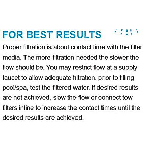 Guardian Filtration PRE Fill - Garden Hose Pre Filter to Fill Hot Tubs, Spas, Aquariums and Ponds- PREFILL2.5K 2,500 Gallon Water Pre-Filter