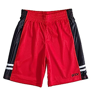 STX Boys' Big Athletic Short, Classic Style Black, 10/12