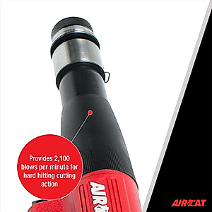 AIRCAT Pneumatic Tools 5200-A-T: 0.401-Inch Shank Composite Long Stroke Air Hammer 2,100 BPM