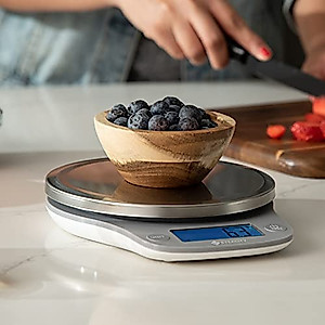 Etekcity 0.1g Food Kitchen Scale, Digital Ounces and Grams for Cooking, Baking, Meal Prep, Dieting, and Weight Loss 11lb/5kg 304 Stainless Steel