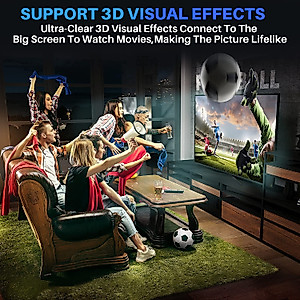 Adoreen 4K DisplayPort Cable 50 feet, DP to DP 1.2 Cord(from 1.5 to 50ft) 4K@60Hz 2K 1440p,1080p Full HD Display Port for 3D PC TV Gaming Monitor with 5 Ties(15.2m)-NOT HDMI