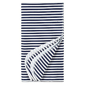 Gerber Baby 4-Pack Flannel Receiving Blanket, Blue Fox, One Size