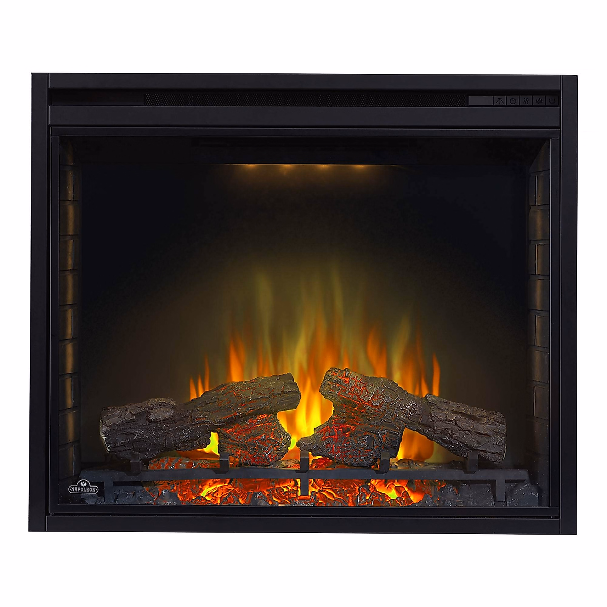 Napoleon Ascent 33 - NEFB33H - Built-in Electric Fireplace, 33-in, Realistic Logs & Flames, Self Trimming, Remote Included