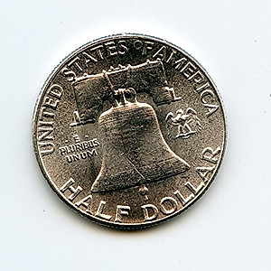 1955 Franklin Full Bell Lines Half Dollar MS-63