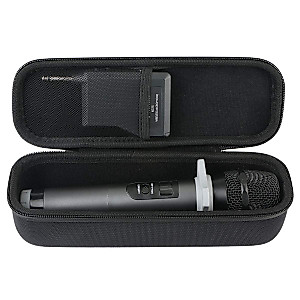 khanka Hard Carrying Case Replacement for Fifine K025 Wireless Microphone, Case Only