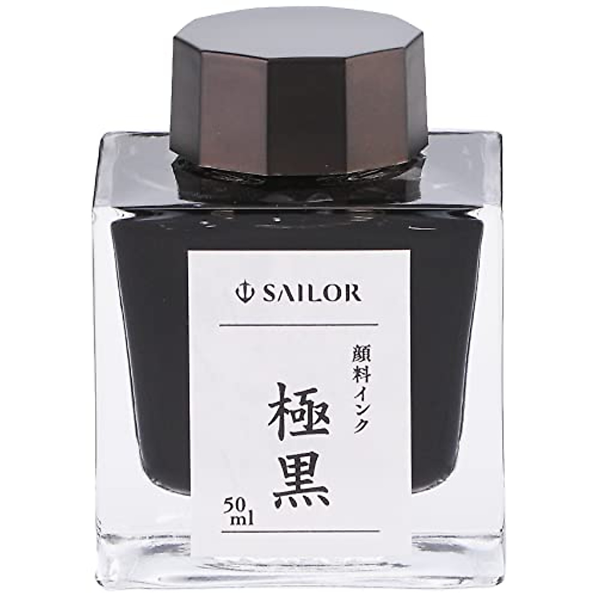 Sailor 13-2002-220 Fountain Pen, Pigment Bottle Ink, 1.7 fl oz (50 ml), Ultra Black
