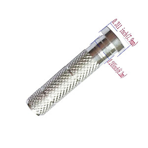 Field Points Bolt Carbon Arrow Aluminum Brass Inserts with Surface Indentation Inserts Inner Diameter .244 Arrow insents Shaft for Archery Accessories (5-16-0.311in)