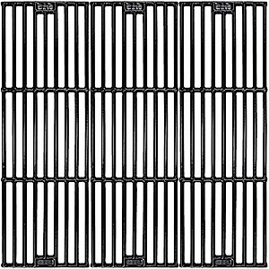 Uniflasy Grill Cooking Grates for Chargriller 5050, 2121, 2123, 2222, 2828, 3001, 3008, 3725, 3030, 4000, 5252, King Griller 3008, 5252, 3 Pack 19 3/4 Inch Char Griller Duo 5050 Grids