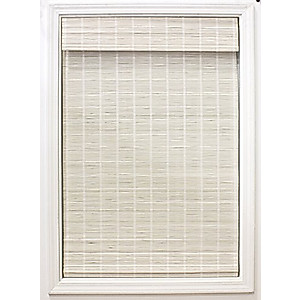 Radiance Lewis Hyman Bamboo Shades, White, 31" W x 64" L (2215330E)