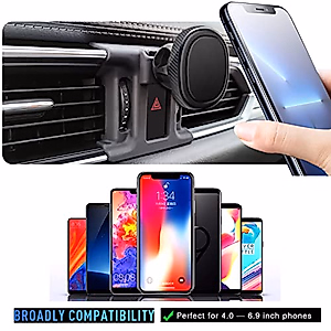 Mengfly Car Phone Holder, Car Air Vent Phone Stand Mount, for Mazda CX-5 2023 2022 2021 2020 2019 2018 2017, Auto Dashboard Magnetic Navigation Bracket, for iPhone, Samsung and All Smartphone