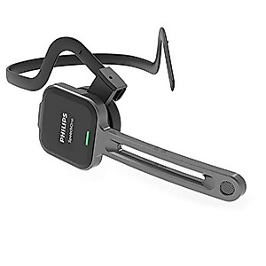 Philips SpeechOne Wireless Dictation Headset with Docking Station, Status Light and Remote Control