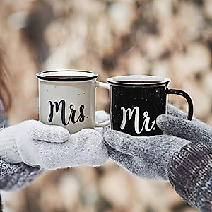 Mr and Mrs Mugs 11 Ounce, Ceramic Campfire Coffee Mugs, Novelty Coffee Mug, Mr and Mrs Coffee Mugs Set, Unique Coffee Mugs, Mr & Mrs Mugs, Coffee Mug Mr Mrs, Couples Mugs, Mr Mrs Coffee Cups