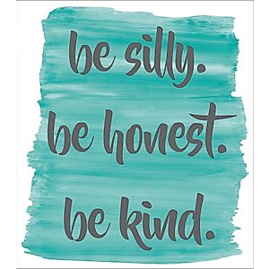 WallPops DWPQ2468 Be Silly, Honest & Kind Wall Decal, Multicolor