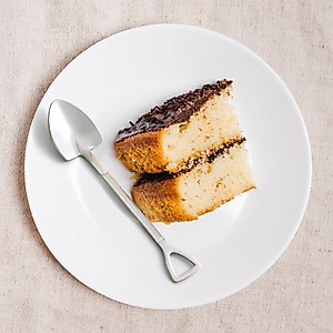 20 Pack Shovel Shape Demitasse Espresso Spoons, 4.7 Inches Stainless Steel Mini Coffee Spoons, Small Spoons for Dessert,Tea, Appetizer, Party Supplies