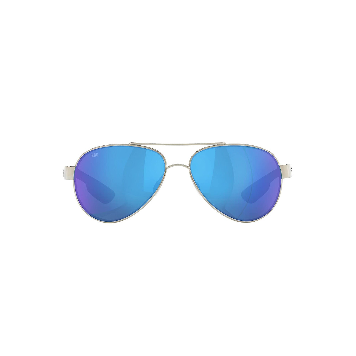 Costa Del Mar Woman Sunglasses Palladium Frame, Blue Mirror Lenses, 56MM