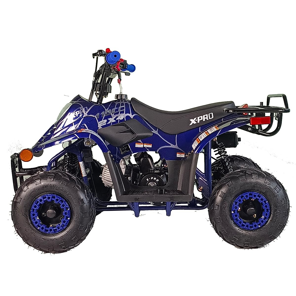 X-PRO 110cc ATV Quad ATVs Quads 110cc 4 Wheeler ATVs ATV 4 Wheelers，Spider Blue