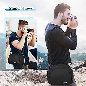 G-raphy Camera Bag Camera Case DSLR SRL Bag Photography Accessories Camera Storage Carrying Case with Removal Straps for Women Men