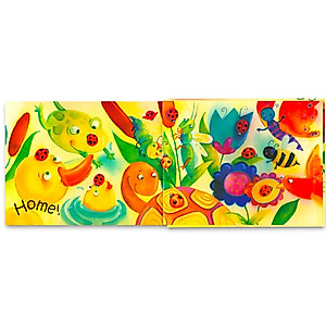 Titoland Ten Little Ladybugs Book for Toddlers and Babies Includes Pack of Butterfly Stickers