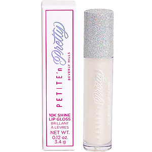 Petite 'N Pretty Snow-Glowed Travel-Size 10K Shine Lip Gloss Trio for Kids, Children, Tweens and Teens- High Shine and Lightweight- Non Toxic and Made in the USA