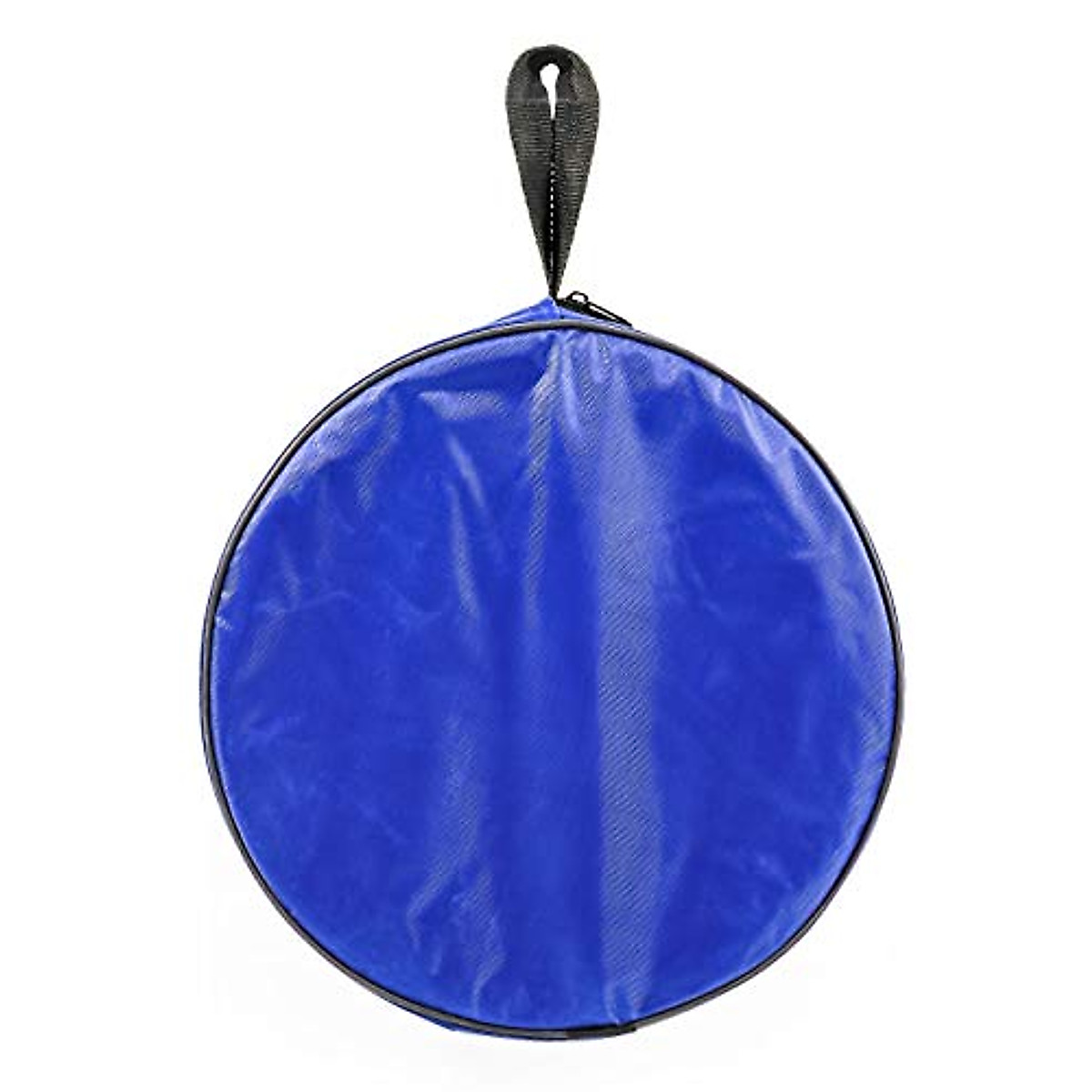 Camco Collapsible Bucket with Storage Case- Durable Pop Up Bucket with Watertight Fabric, Holds 3 Gallons of Water - Great for RVs, Camping, Fishing, Boating, Hiking and More - Blue (42993), Blank Ski