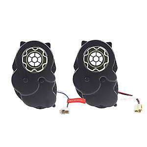 SIRAMBER Power Car Wheels Pair of Gearbox 12 Volt Motor for Rollplay Ride On GMC Sierra Chevy Colorado Cilverado Mercedes GLE Coupe Storm UTV