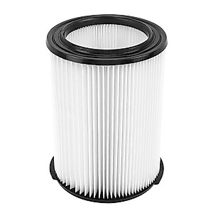 Standard Wet/Dry Vac Filter VF4000 for ridged Vacs 5 Gallons and Larger Vacuum Cleaner, Replacement VF4000 Filter,also fit craftsman 17816,1 Pack