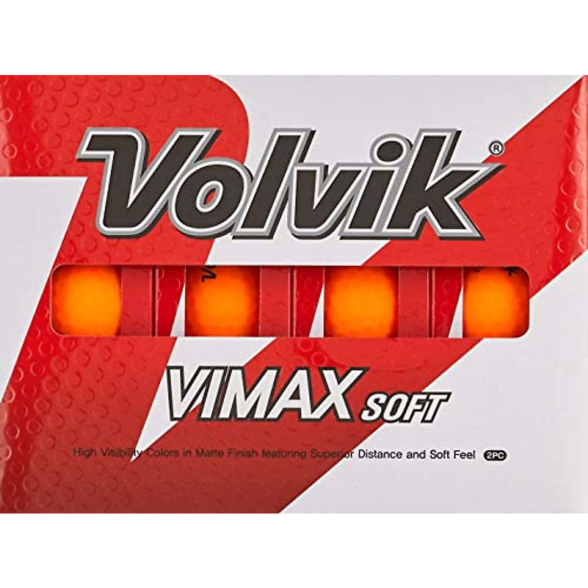 Volvik unisex adult Multi Golf Ball, Orange, Dozen US
