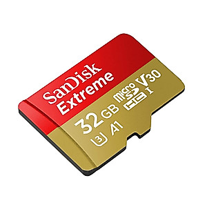 SanDisk 32GB Micro SDHC Extreme Memory Card (2 Pack) Works with GoPro Hero 8 Black, GoPro Max 360 Action Cam U3 V30 4K Class 10 (SDSQXAF-032G-GN6MN) Bundle with 1 Everything But Stromboli Card Reader
