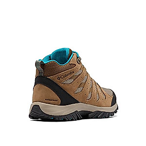 Columbia Women's Redmond III Mid Waterproof Walking Shoe Hiking, Khaki II/Sea Level, 8