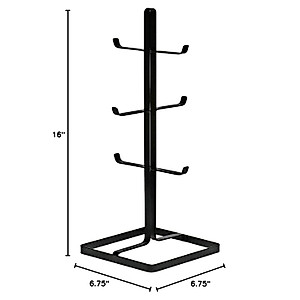 Neat-O Metal Mug Tree Holder Organizer Rack Stand