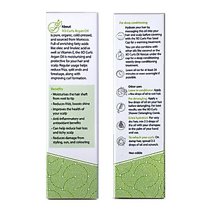 XO Curls Cold-Pressed Organic Argan Oil