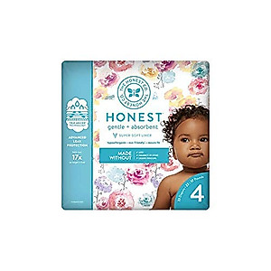 THE HONEST COMPANY Just Peachy Size 4 Diapers, 23 CT