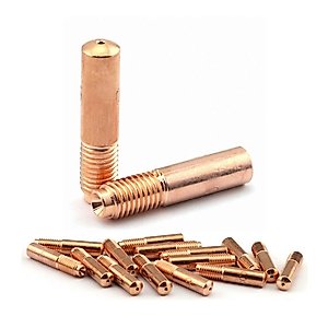 WeldingCity 25-pk MIG Welding Gun Contact Tip 000068 | 770180 (0.035") for Miller M-Series M-10/M-100, M-15/M-150, M-25, M-40 and Hobart H-series MIG Guns