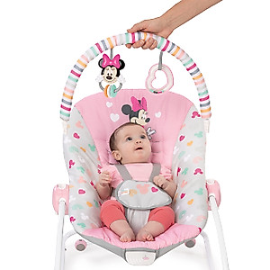 Bright Starts Safari Blast 2-in-1 Infant to Toddler Baby Rocker Seat with Soothing Vibration