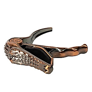 Alice Guitar Capo for Acoustic and Electric Guitars - Alligator Shape Aluminum Alloy Acoustic Guitar Capo with Clamshell Package