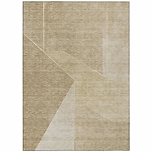 Addison Rugs Chantille ACN648 Beige 9' x 12' Indoor Outdoor Area Rug, Easy Clean, Machine Washable, Non Shedding, Bedroom, Living Room, Dining Room, Kitchen, Patio Rug