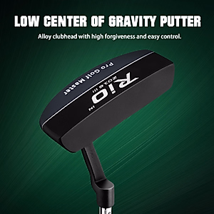 PGM Men's Complete Golf Club Set - #1 Driver - #7 Iron (28°) - Sand Wedge (52°) - Putter - Golf Stand Bag